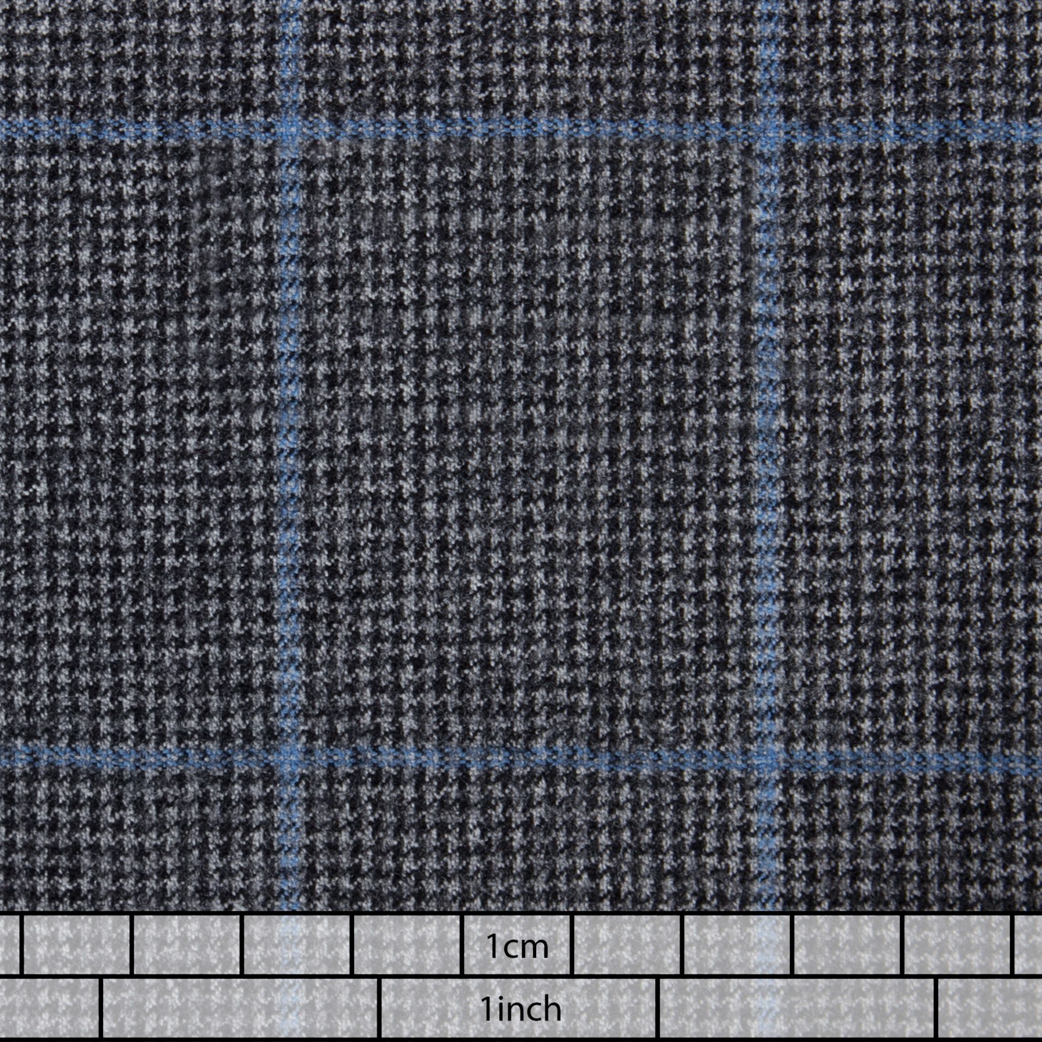 Grey Houndstooth & Blue Plaid - Senszio