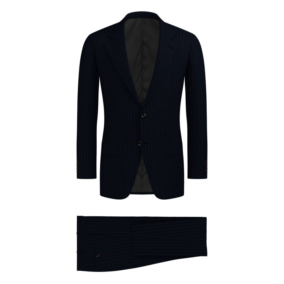 Dark Navy & Cyan Stripe - Senszio