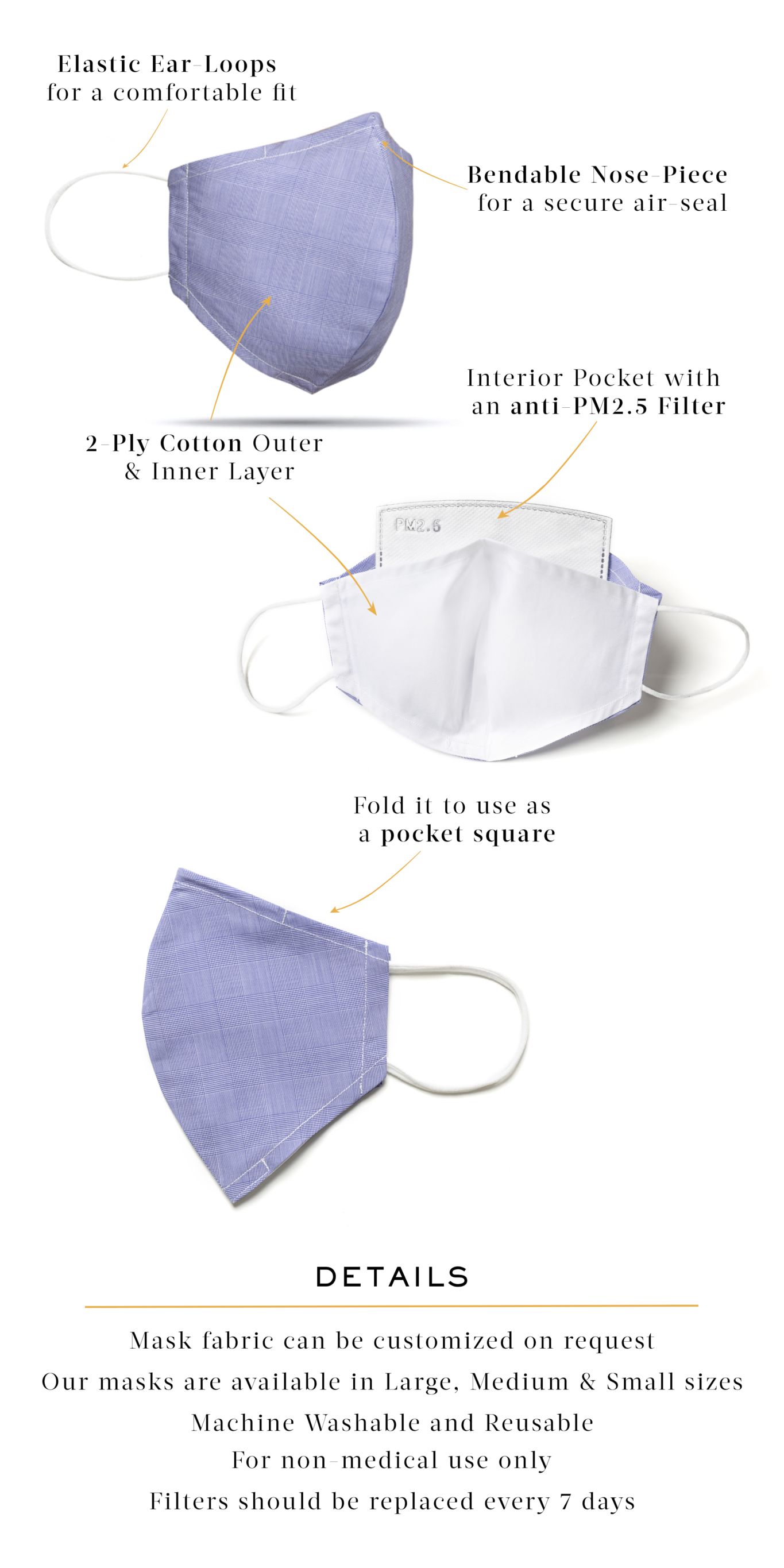 Corporate Custom Tailored Face Masks for Businesses & Organizations ...